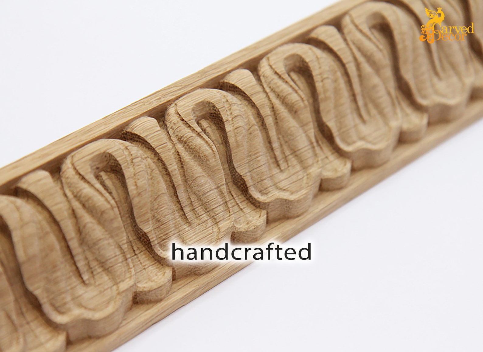 Classical Carved Molding Trim From Oak 78 - Etsy