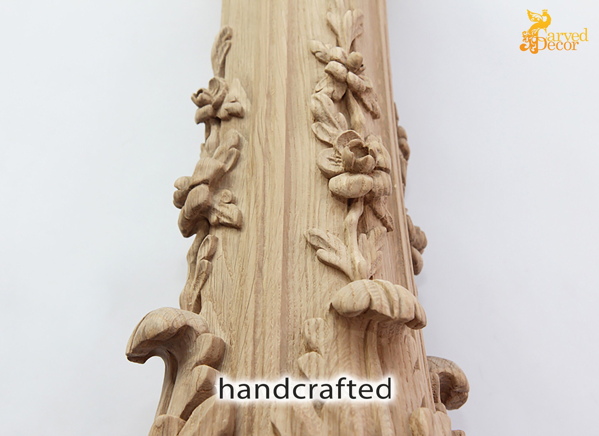 Large Wood Carved Box Newel Post for Farmhouse Staircase - Etsy