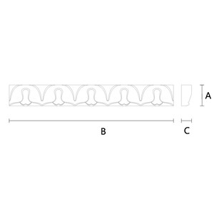 Carved Floral Interior Moulding 78, Wooden Decorative Molding - Etsy