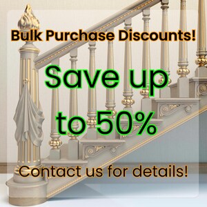 Fancy Staircase Design Wooden Baluster, Floral Stair Wood Stair Parts ...