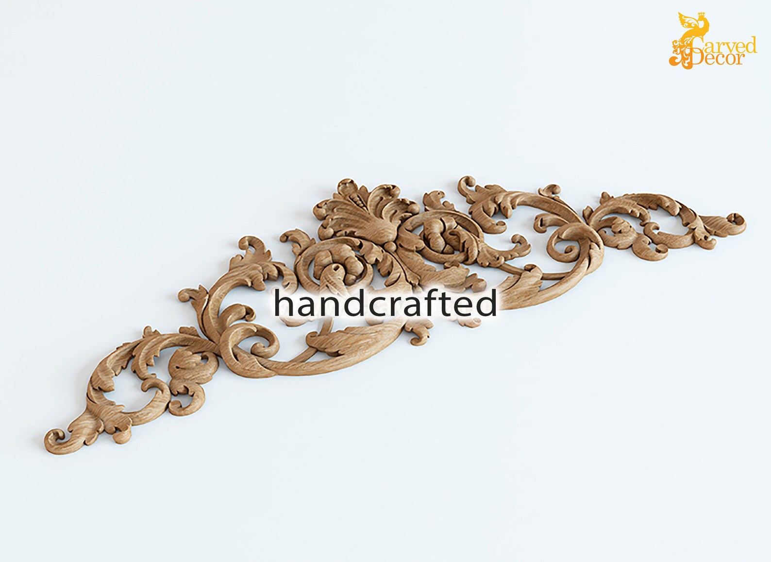 Large Wood Applique for Furniture - Etsy