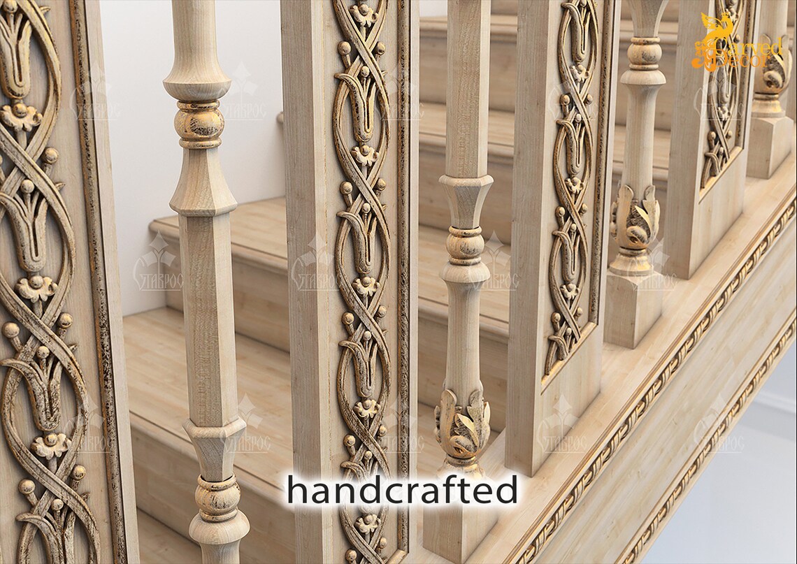 Creative Craftsman Stair Wood Balusters | Etsy