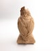 Owl Wood Carving Newel Post Cap With the Owl Statue Interior Wooden ...