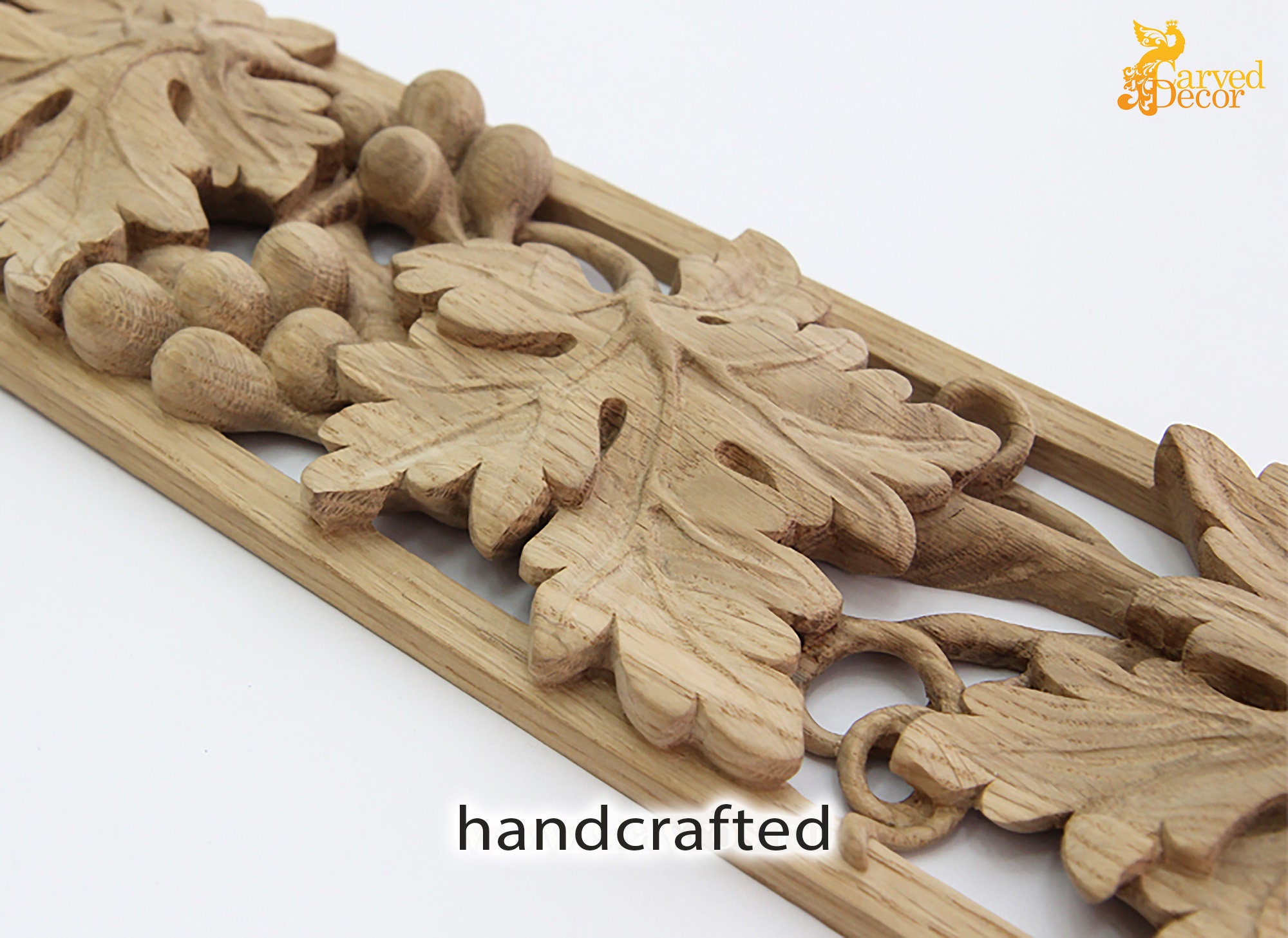 Applique Wooden Decorative Carved Molding Trim From Oak - Etsy