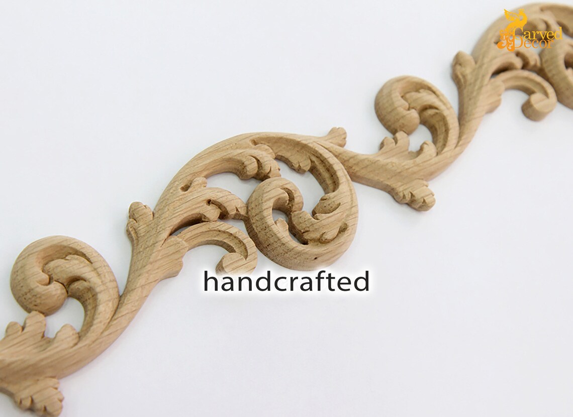 Carved Moulding Decoration Ornamental Molding Trim 78 - Etsy