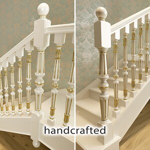 Wood Balusters for Stairs, Square Oak Wood Stair Spindles - Etsy