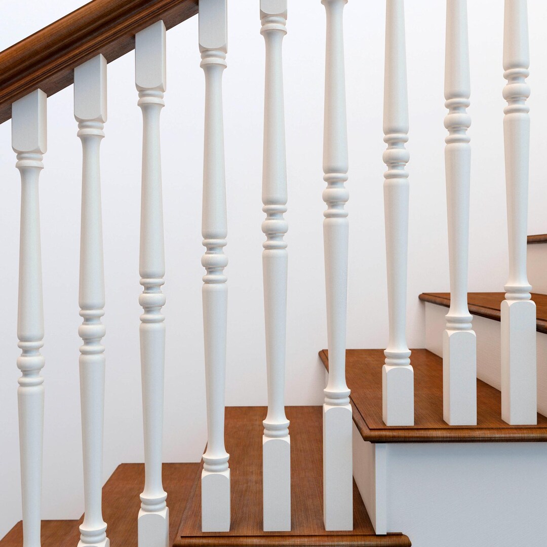 Classic Chiseled Baluster Made of Natural Solid Wood - Etsy