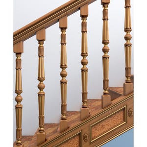 Wood Balusters for Stairs, Square Oak Wood Stair Spindles - Etsy