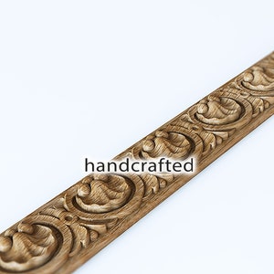 Rococo-style Wooden Moulding 78, Oak Molding With Seashells and Flowers ...