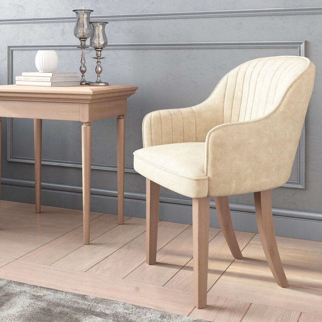 Sable Chair Legs Square Curved From Oak for Minimalist Decor - Etsy