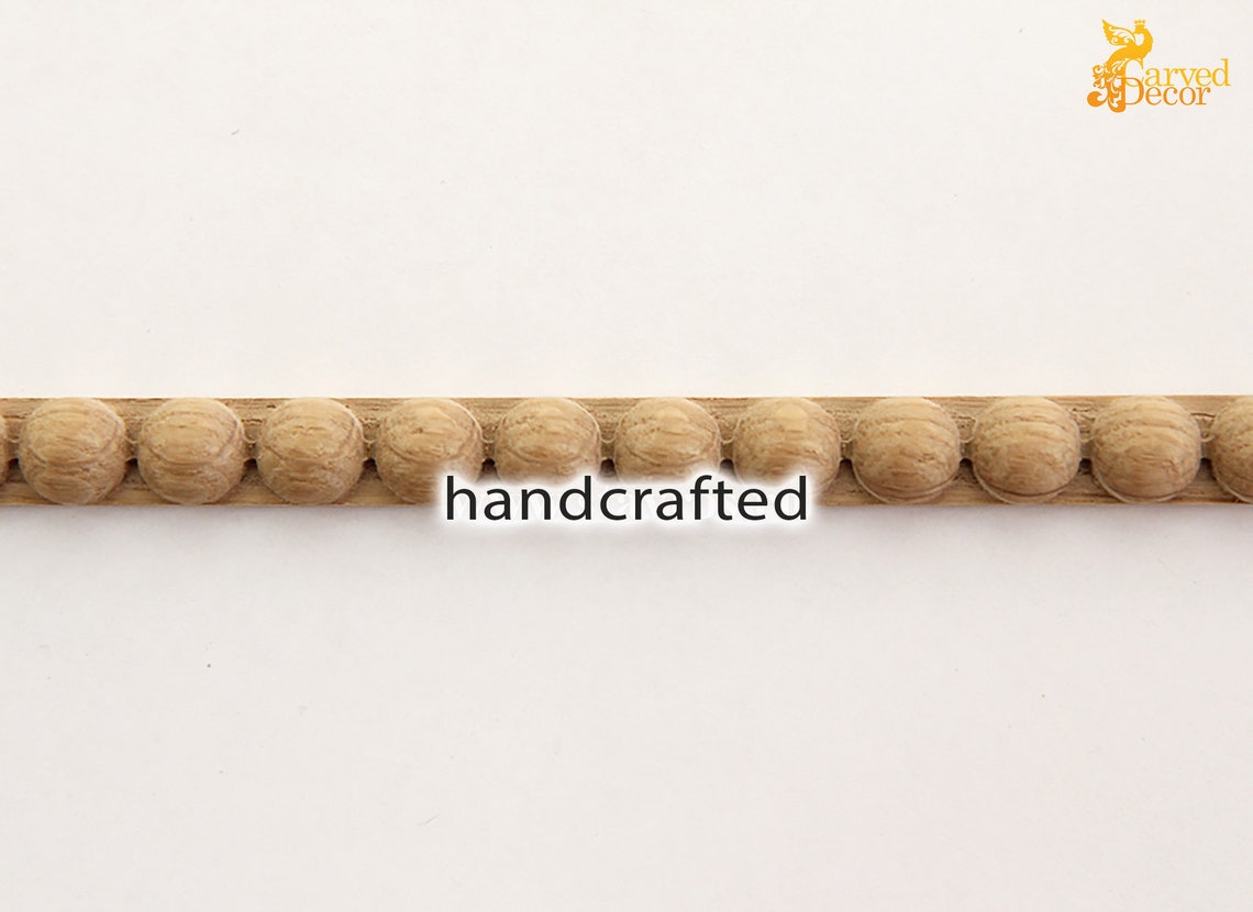 Decorative Moulding Wood Trim From Oak Wooden Beads Interior - Etsy