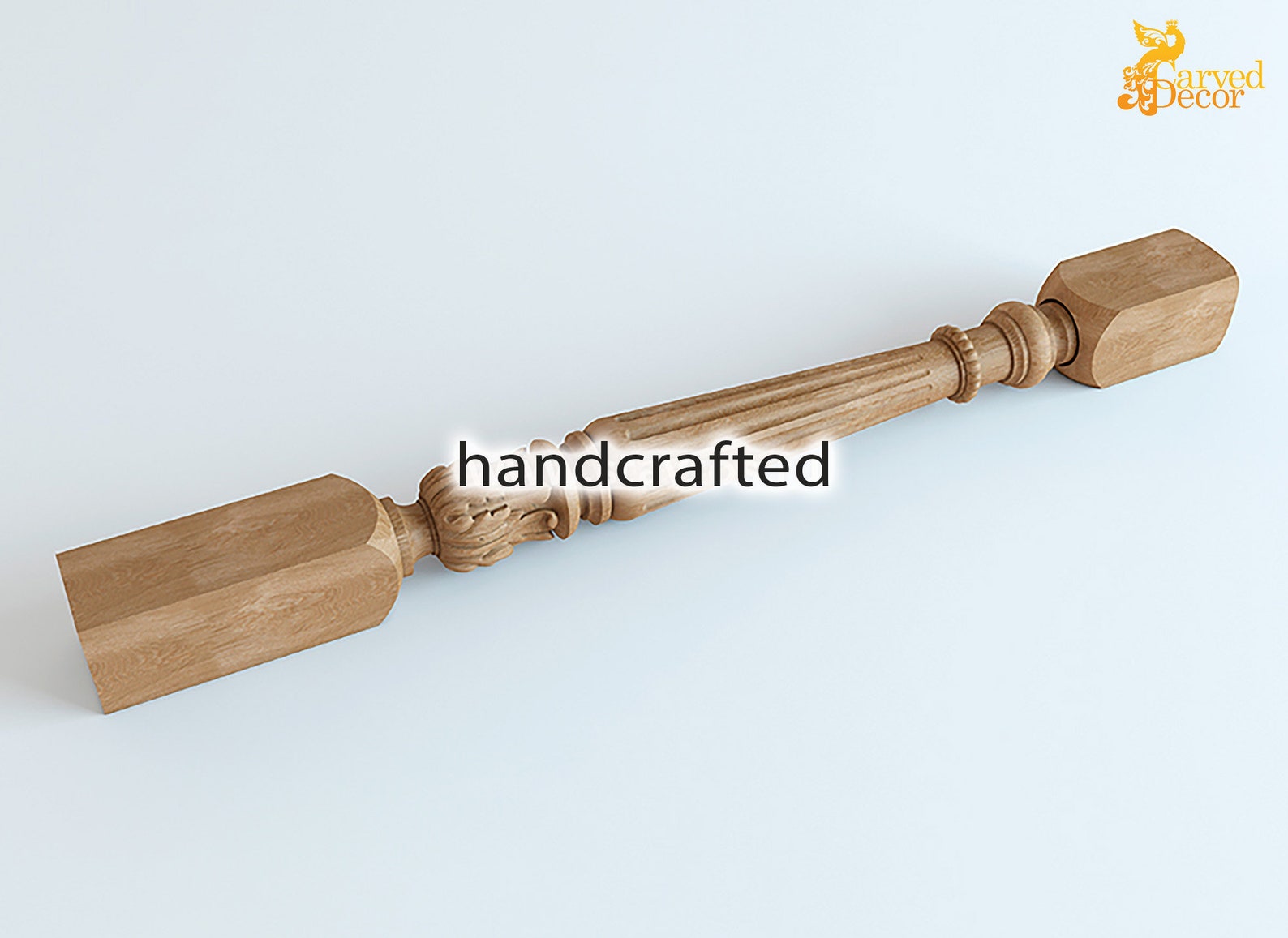 Classical Newel Post Wood Round Victorian Staircase Post - Etsy