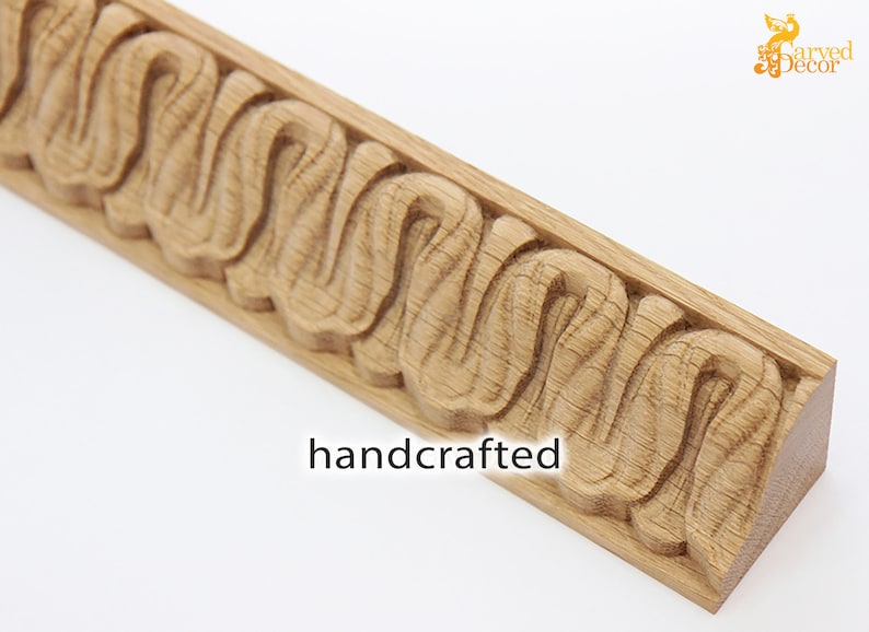 Classical carved molding trim from oak 39 | Etsy