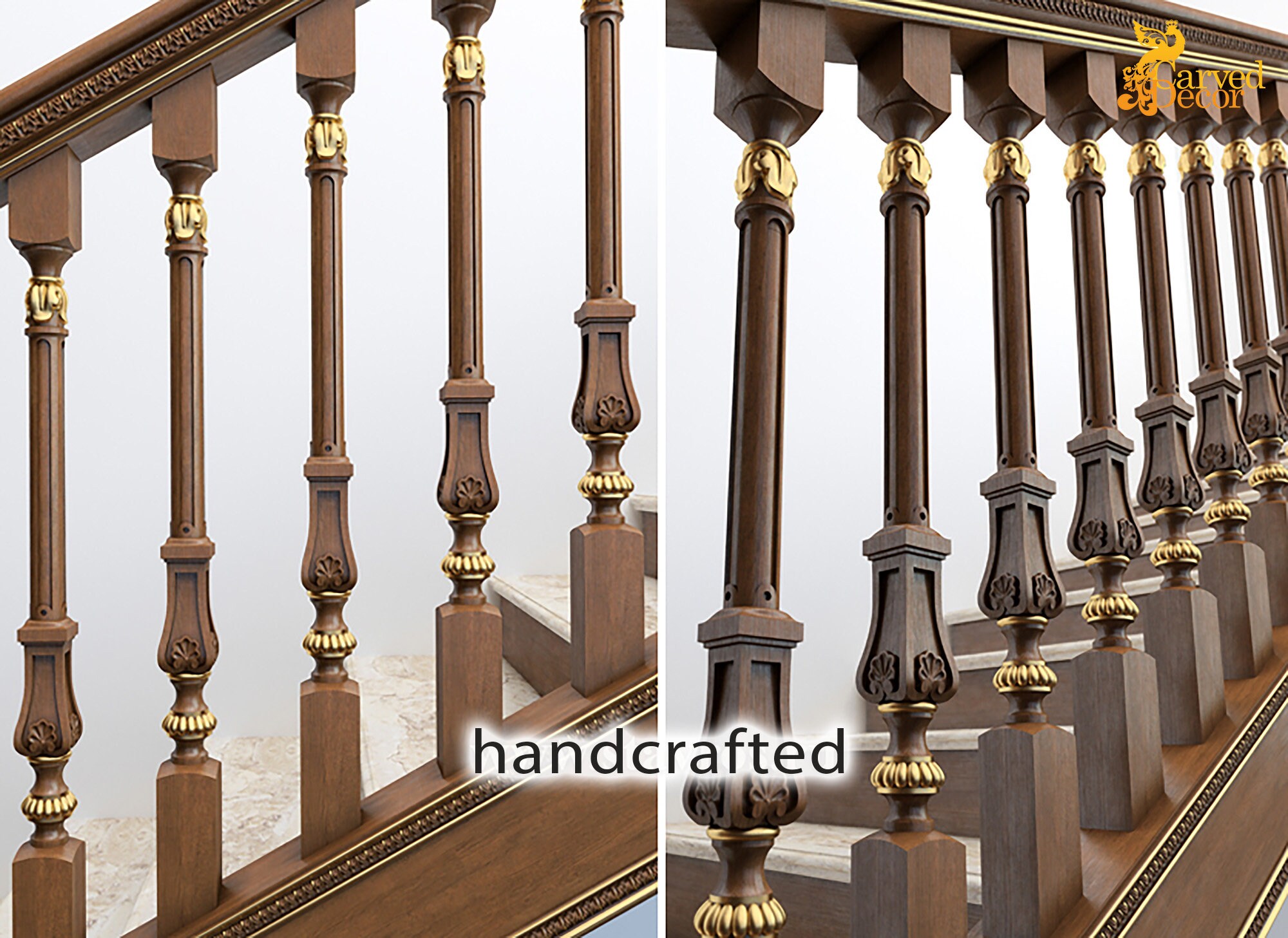 Farmhouse Banister for Staircase - Etsy