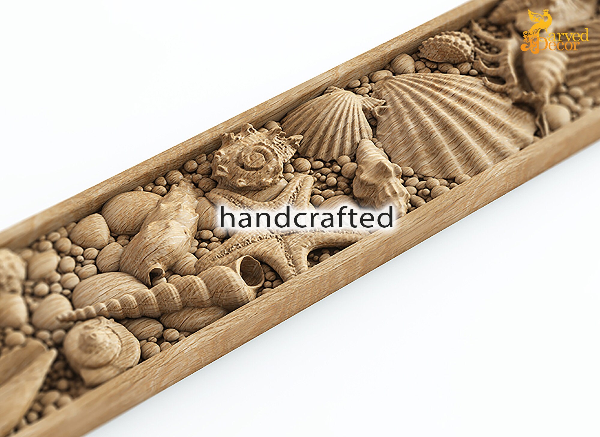 Decorative Moulding Deep Relief Carved Wood Trim 78 - Etsy
