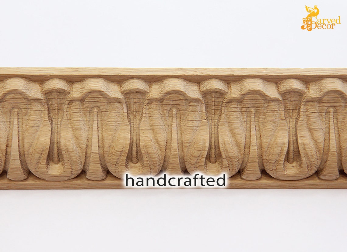 Classical Carved Molding Trim From Oak 78 - Etsy