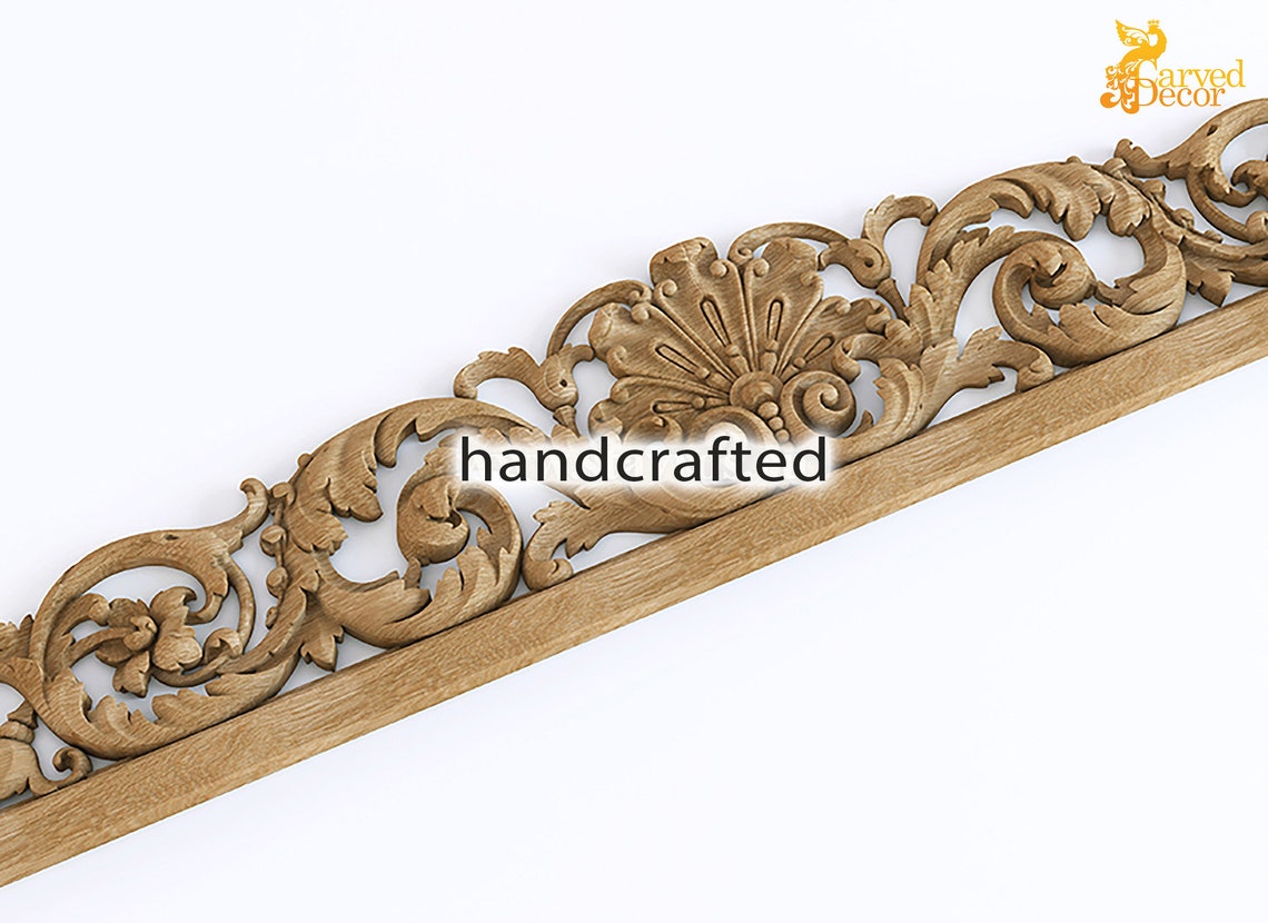 Baroque TV zone frame Unfinished frame decoration for TV | Etsy