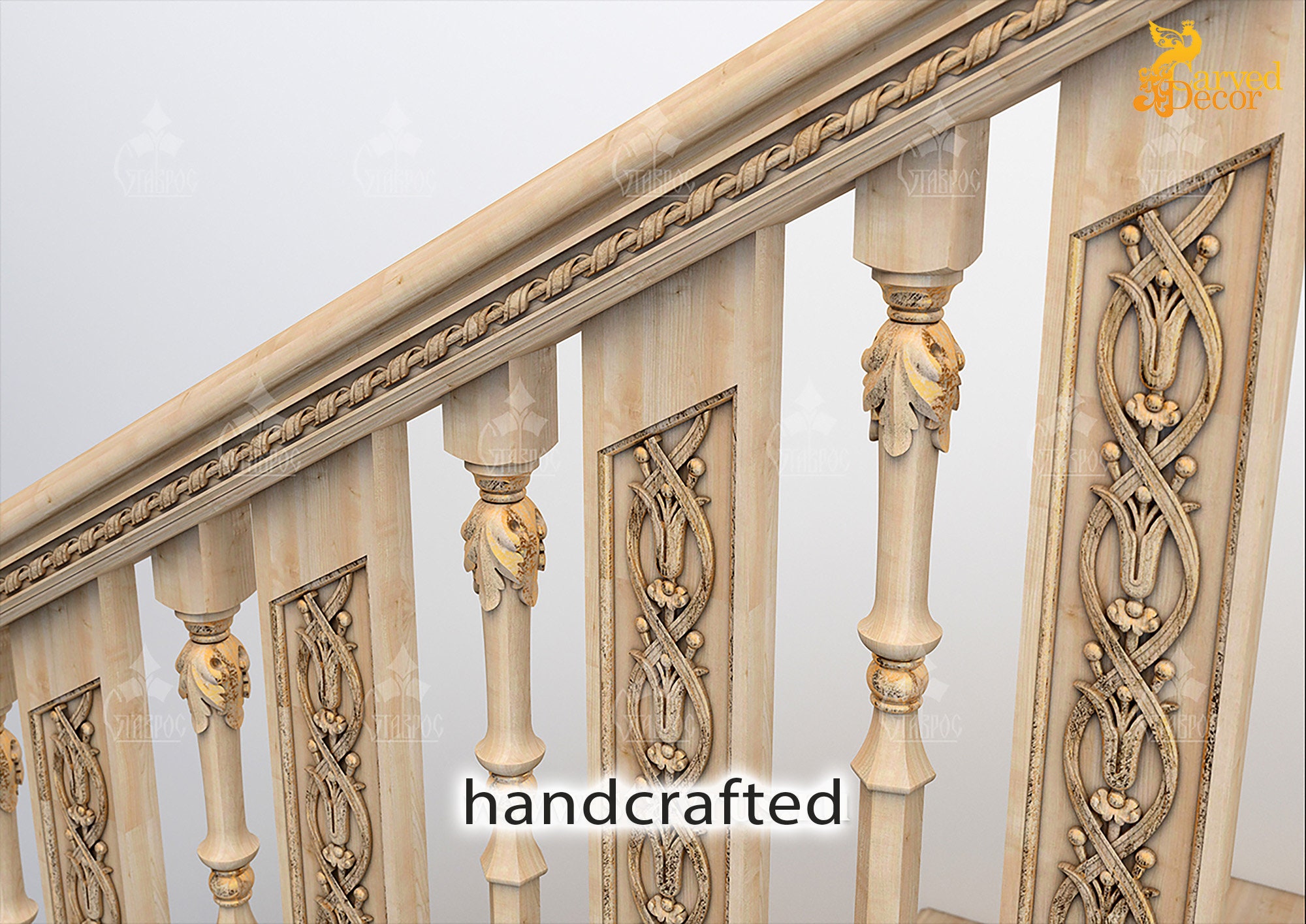 Creative Craftsman Stair Wood Balusters | Etsy