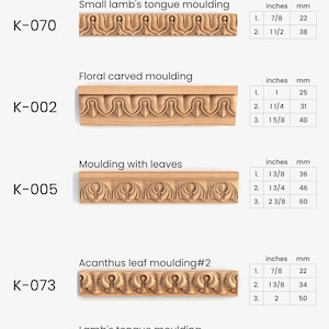 Decorative Wood Trim Moldings – Ornate Hardwood Mouldings for Walls ...