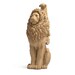 Oak Lion Statue at Staircase, Wood Lion Statue in Front of Staircase - Etsy