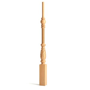 Luxury Carved Wooden Baluster for Stairs - Etsy