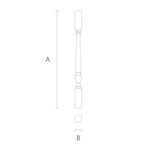 Elegant Wooden Baluster With a Laconic Shape - Etsy