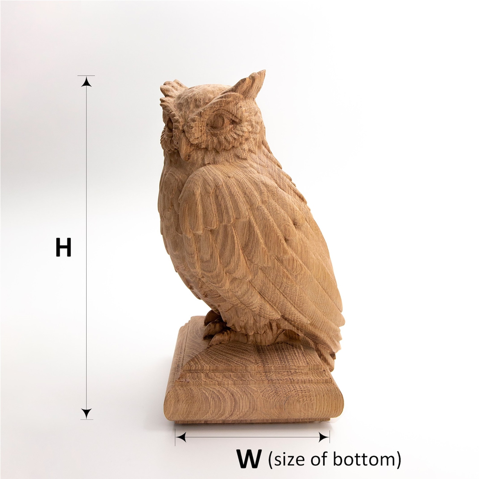 Owl Wood Carving Newel Post Cap With the Owl Statue Interior Wooden ...