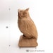 Owl Wood Carving Newel Post Cap With the Owl Statue Interior Wooden ...
