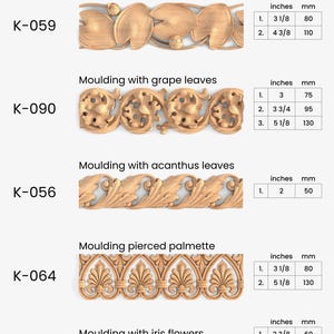 Decorative Wood Trim Moldings – Ornate Hardwood Mouldings for Walls ...
