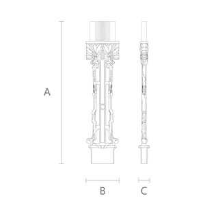 Antique Wood Baluster Hardware Designs, Stair Spindles - Etsy