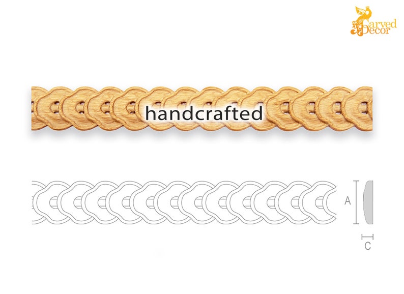 Classic-style Carved Moulding 78 Pierced Molding Coins | Etsy