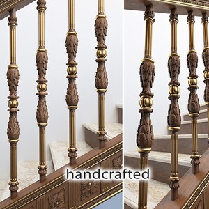 Unique Wooden Spindles for Stairs - Etsy