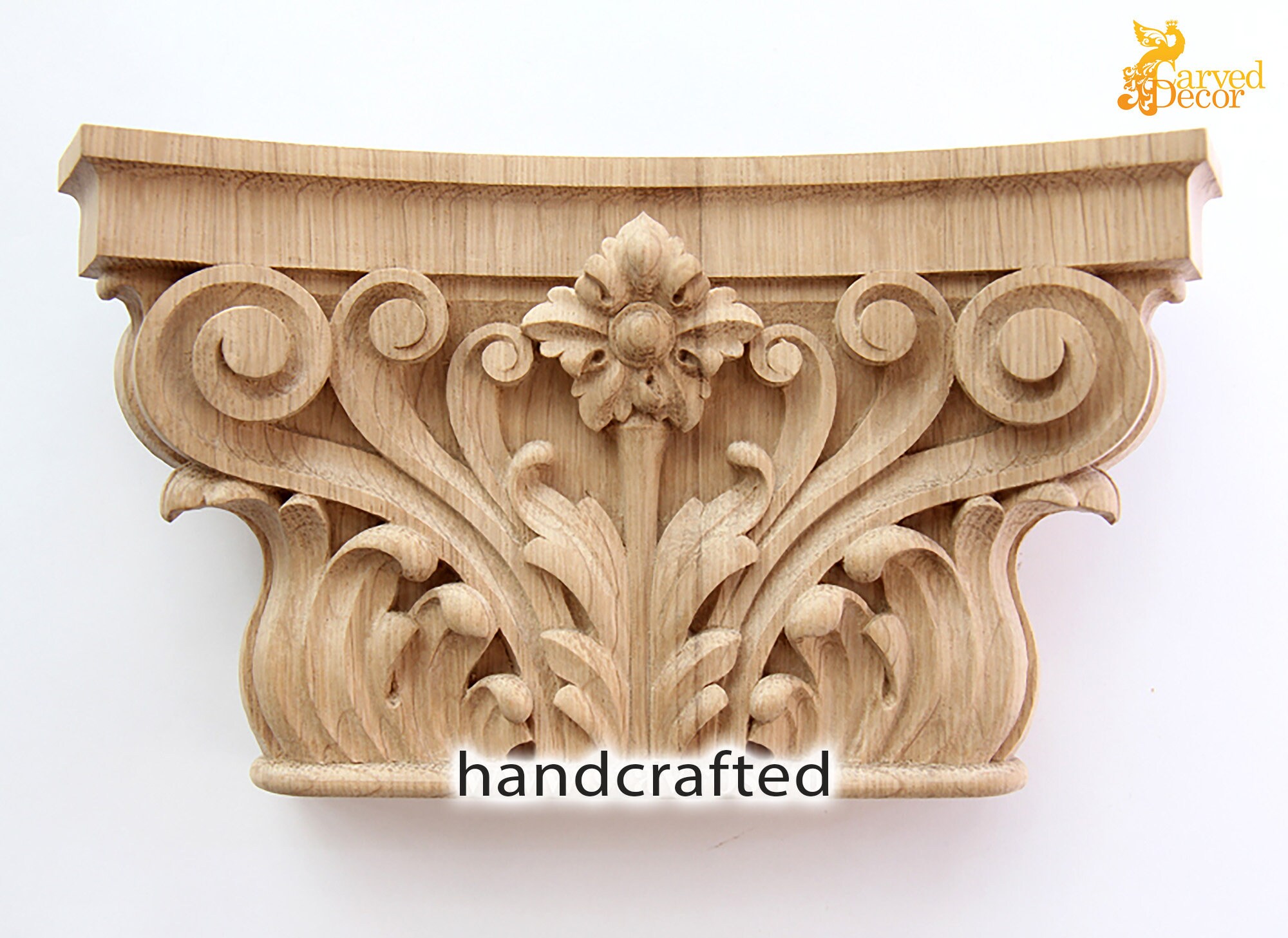 Architectural Wood Column Corinthian Style Capital Perfect | Etsy