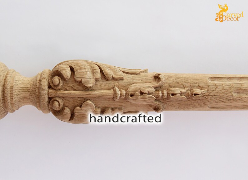 Baroque Wooden Baluster Acanthus Staircase Banister Wholesale | Etsy