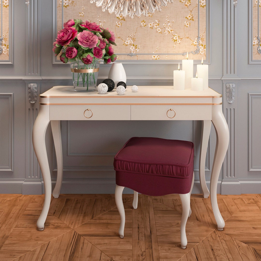 Curved Table Legs Queen Anne Style From Solid Wood Victorian - Etsy