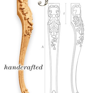 Unique Carved Cabriole Legs, Architectural Salvage - Etsy