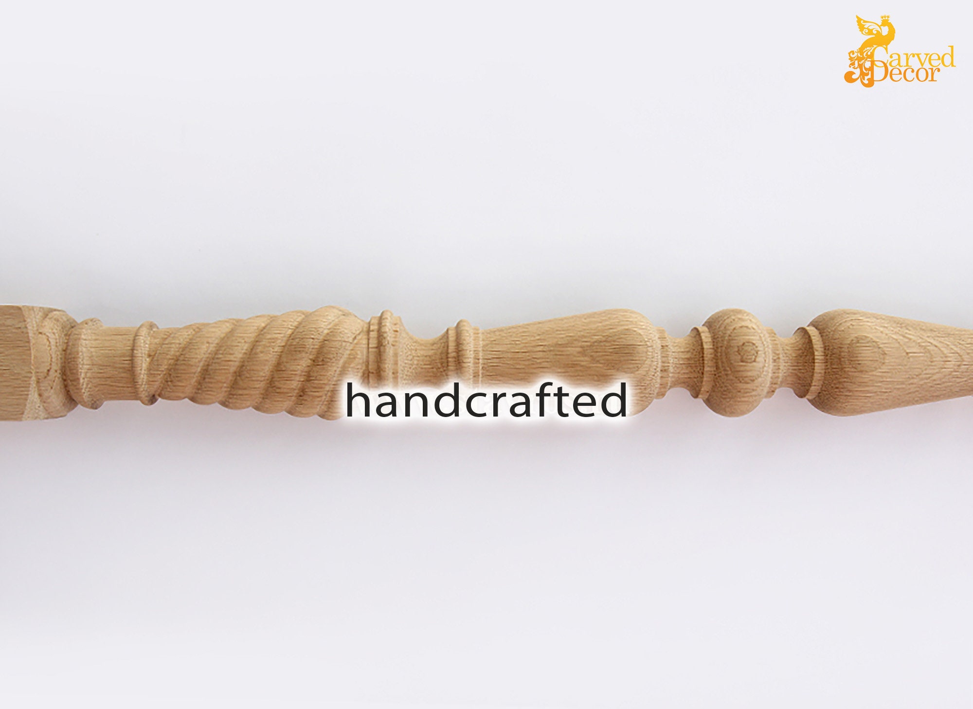 Spiral Decorative Spindle for Stairs Carved Interior Baluster - Etsy