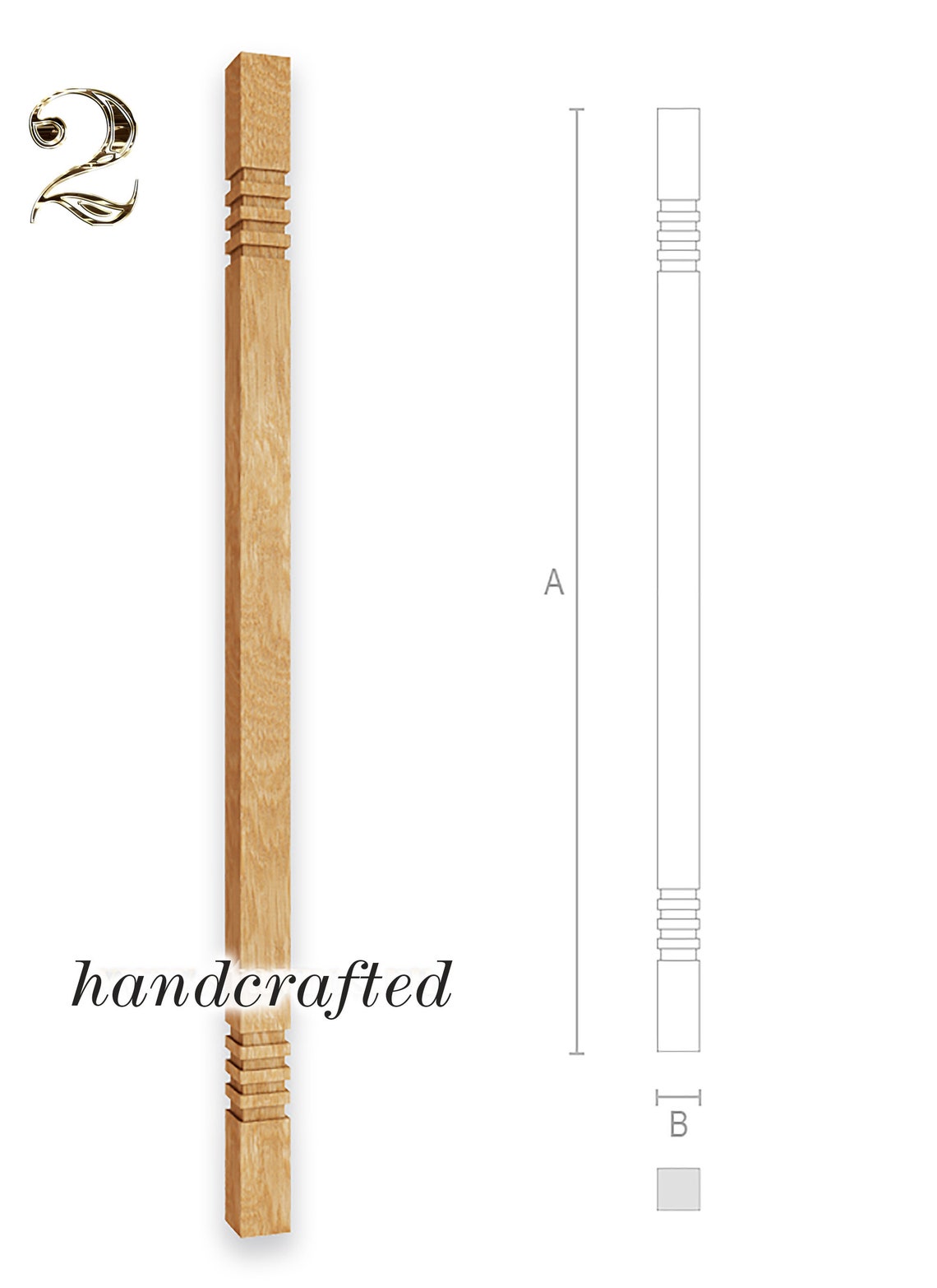 Carved Wood Balusters for Unique Staircase - Etsy