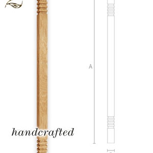 Carved Wood Balusters for Unique Staircase - Etsy