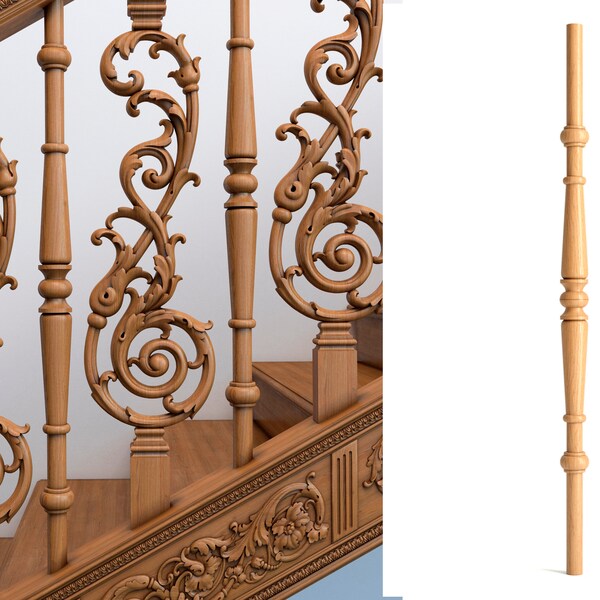 Balusters Wood - Etsy