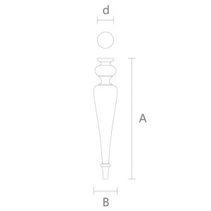 Decorative Turned Spindle Table Legs From Solid Oak Victorian - Etsy