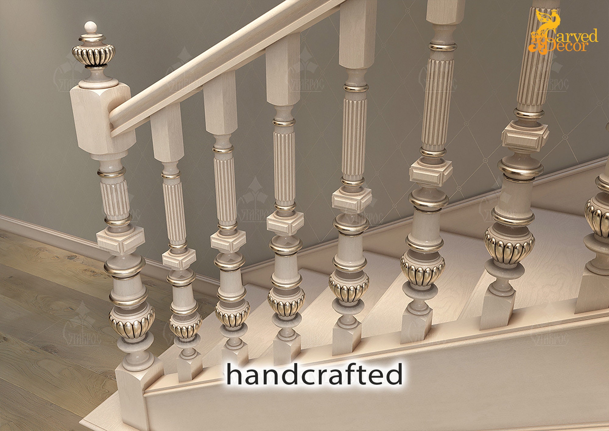 Antique Finial for Stairs Renaissance Newel Post Cap - Etsy