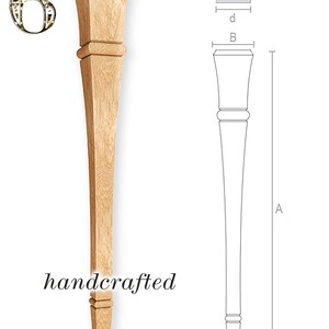 Wooden Designer Coffee Table Legs - Etsy