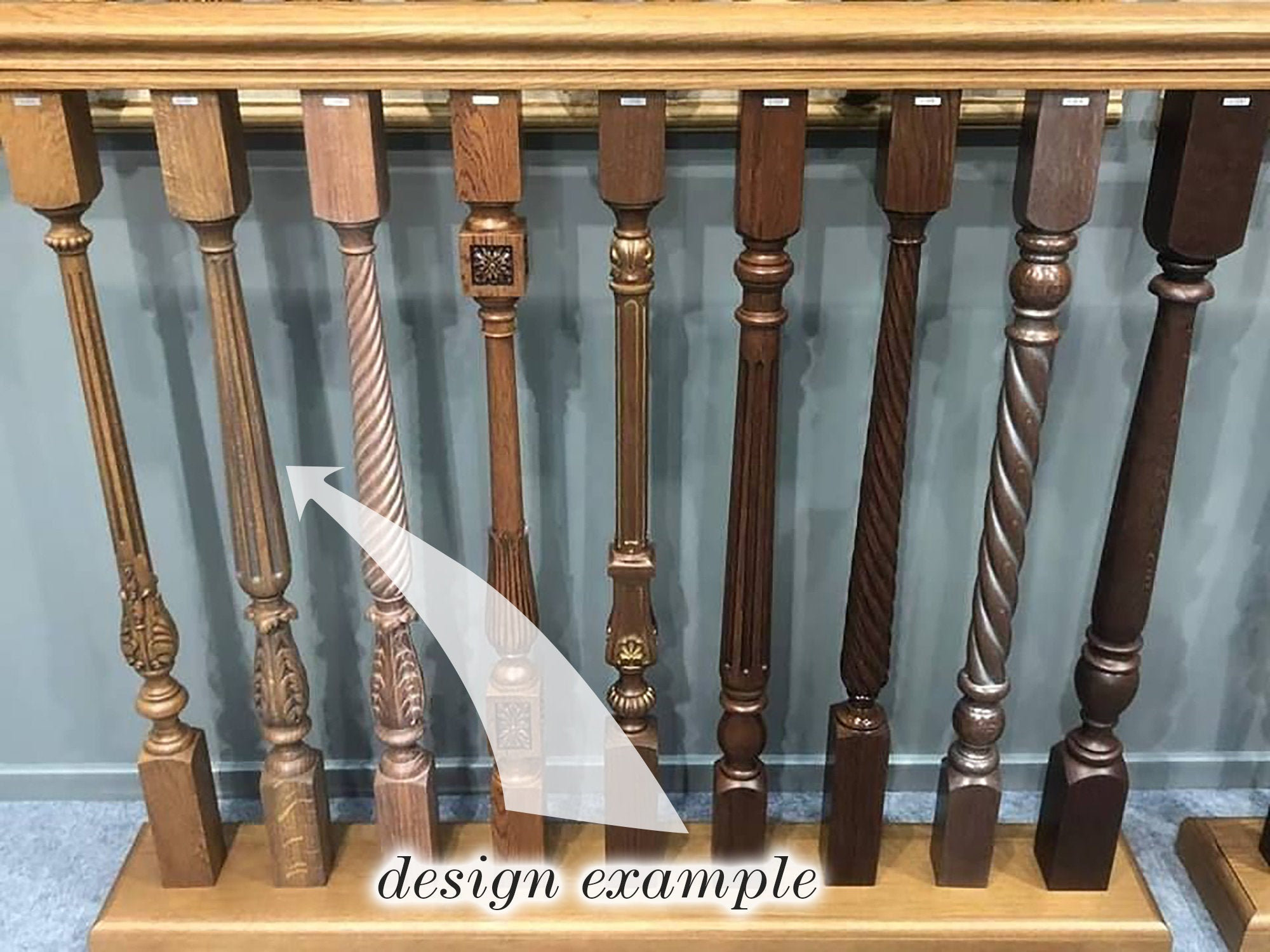 Staircase Round Wooden Baluster Custom Spindles for Stairs - Etsy UK