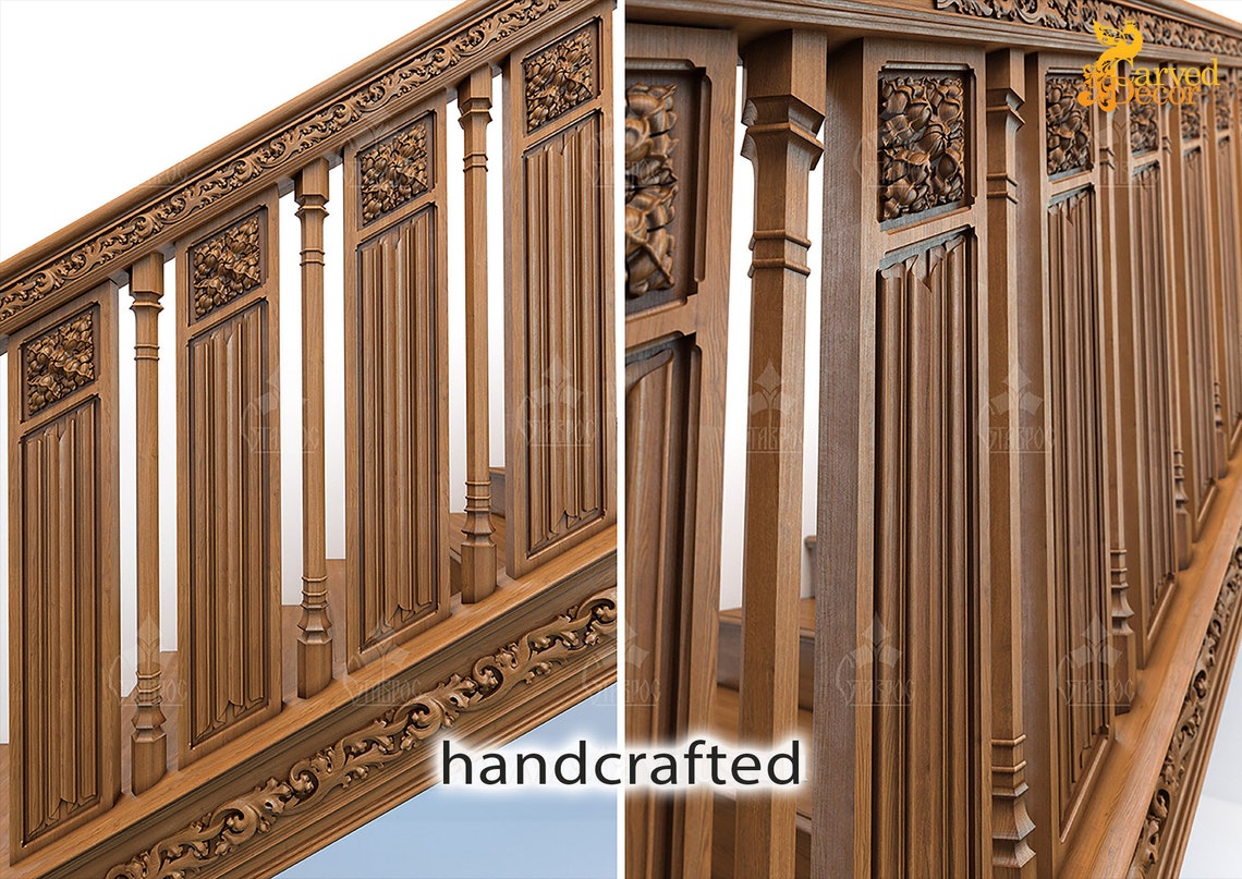 Gothic Wooden Baluster Salvaged Antique Vintage Banister for - Etsy