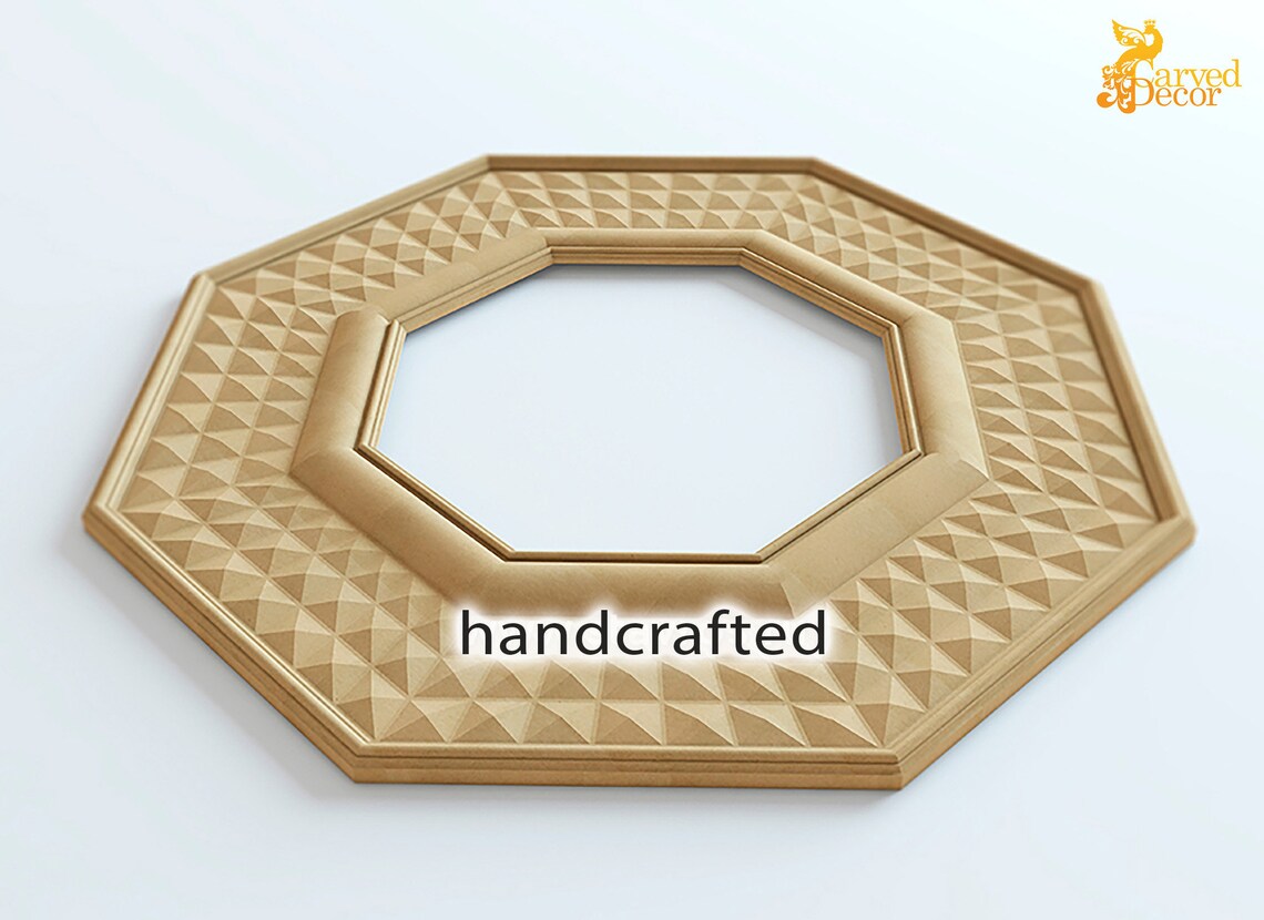 Modern Art Deco Decorative Octagonal Mirror Frame - Etsy