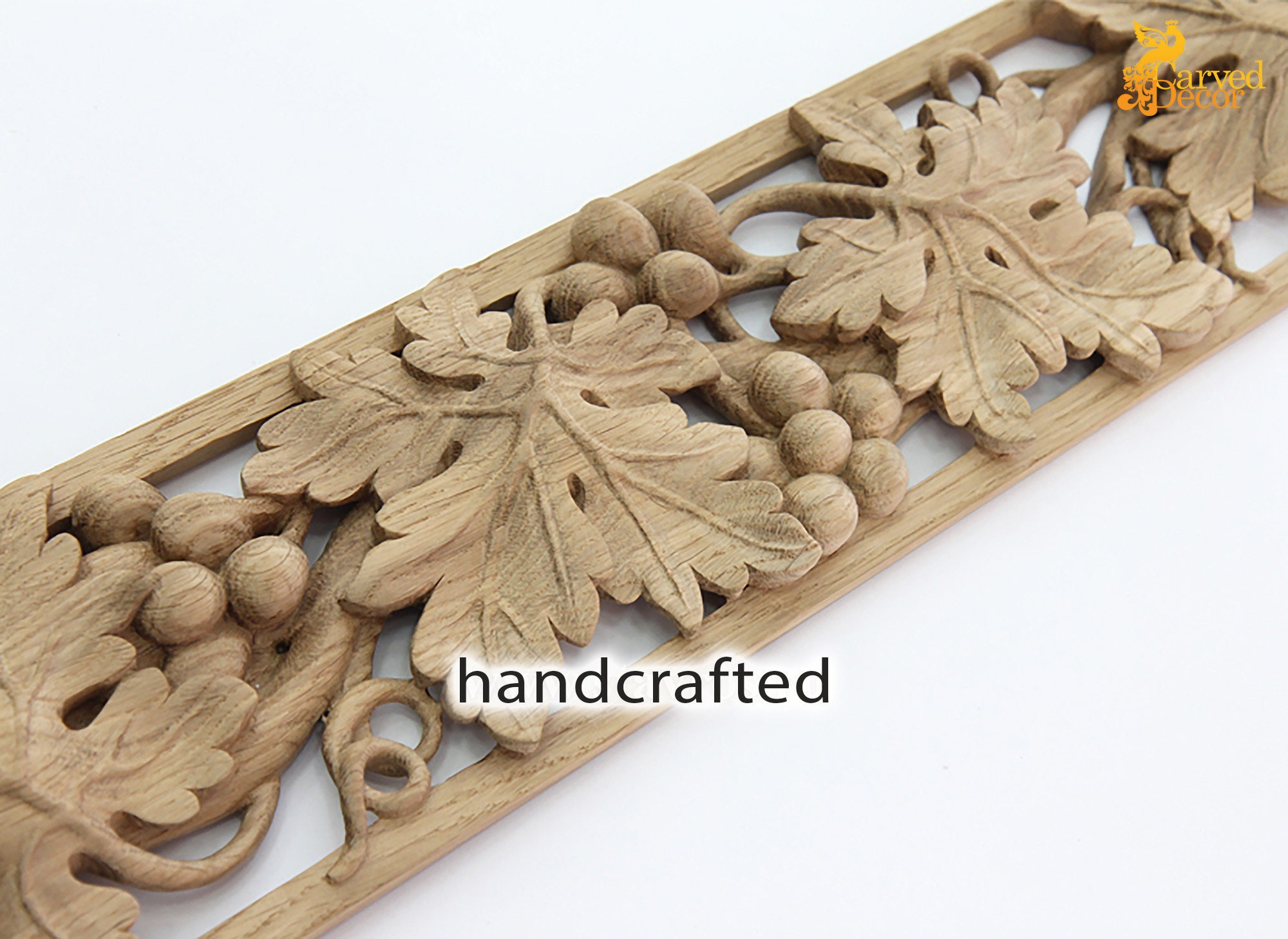 Applique Wooden Decorative Carved Molding Trim From Oak - Etsy