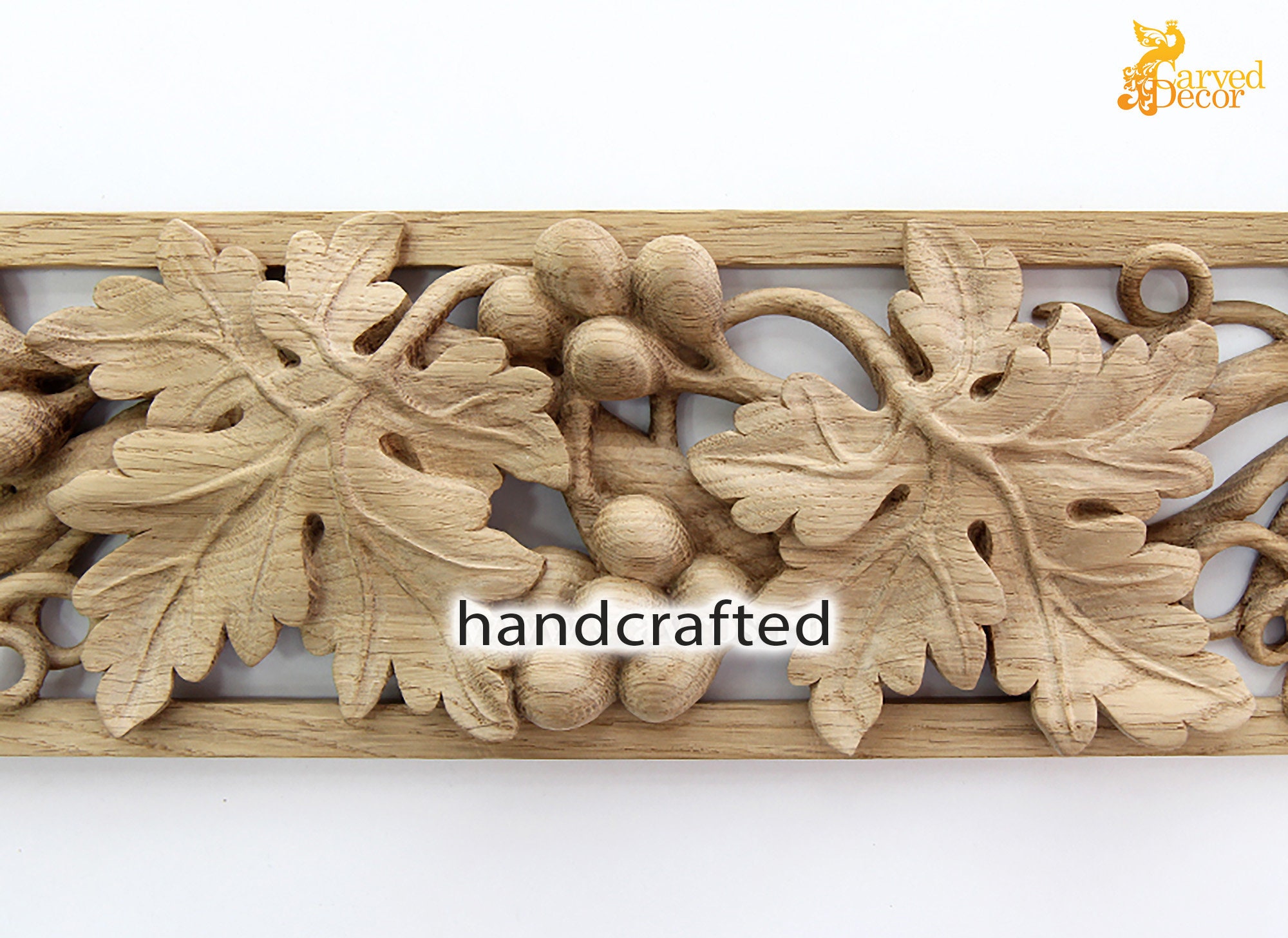 Applique Wooden Decorative Carved Molding Trim From Oak - Etsy