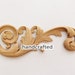Acanthus Wooden Scroll Onlay, Decorative Scroll Applique, LEFT - Etsy