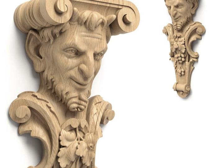 Classical Wood Corbel - Etsy